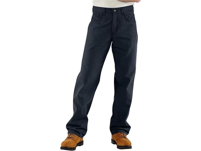 (取寄) カーハート メンズ ビッグ アンド トール フレームレジスタント キャンバス パンツ Carhartt men Big & Tall Flame-Resistant Canvas Pants Dark Navy