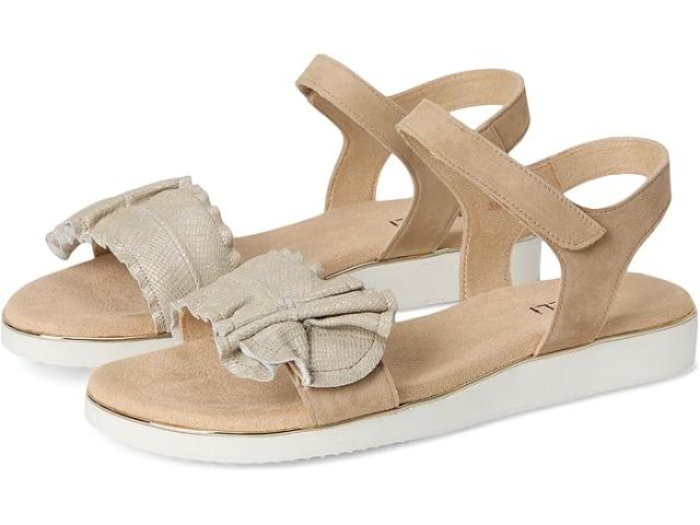(取寄) ヴァネリ レディース  Vaneli women Elsbet Camel Suede/Perla