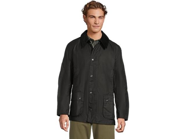 (取寄) バブアー メンズ アシュビー ワックス ジャケット Barbour men Ashby Wax Jacket Black/Classic 2