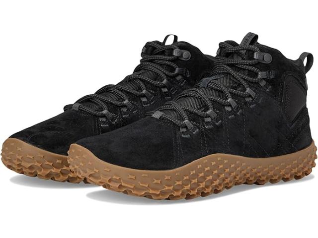 (取寄) メレル メンズ ミッド Wp Merrell men Wrapt Mid WP Black/Gum