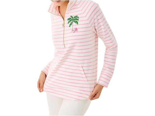 (取寄) リリー ピュリッツァー レディース スキッパー ポップオーバー Lilly Pulitzer women Skipper Popover Holiday Palm Embellishment