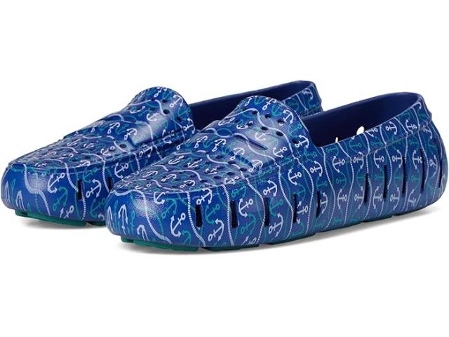 (取寄) フローファ メンズ カントリー クラブ ドライバ プリント Floafers men Country Club D Print Blue Nautical Anchor/Teal