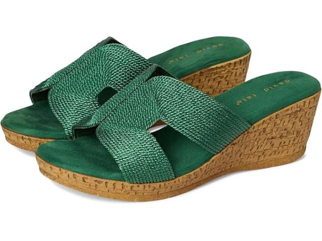 (取寄) デビッドテイト レディース ヴィーブ David Tate women Vibe Green Rayon Fabric