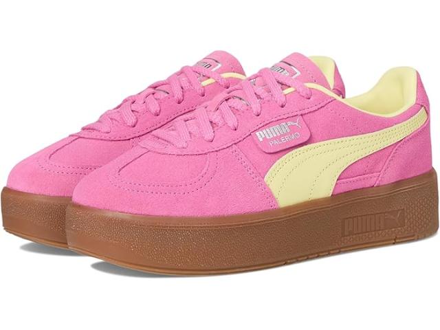 (取寄) プーマ レディース パレルモ シューズ PUMA women Palermo Elevata Shoes Posie Pink/Gold Moon