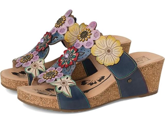 (取寄) ラルティストバイスプリングステップ レディース  L'Artiste by Spring Step women Prettypetals Navy Multi