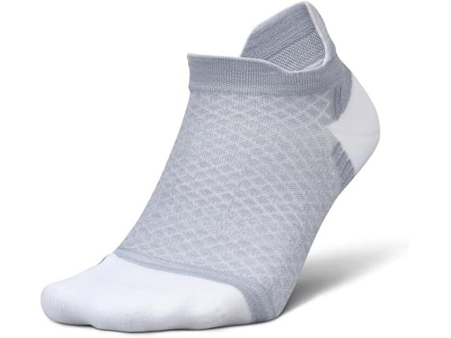 (取寄) フィーチャーズ PF レリーフ ライト クッション ノー ショー タブ Feetures PF Relief Light Cushion No Show Tab Gray