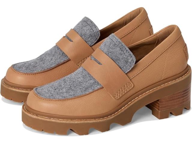 (取寄) ソレル レディース ジョアン ナウ シティ ローファー SOREL women Joan Now City Loafer Tawny Buff/Gum 2