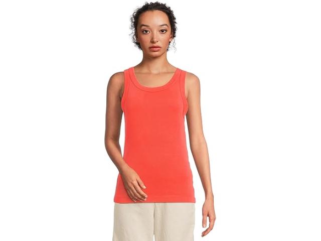 (取寄) マイケル スターズ レディース パロマ ワイド バインディング タンク Michael Stars women Paloma Wide Binding Tank Persimmon