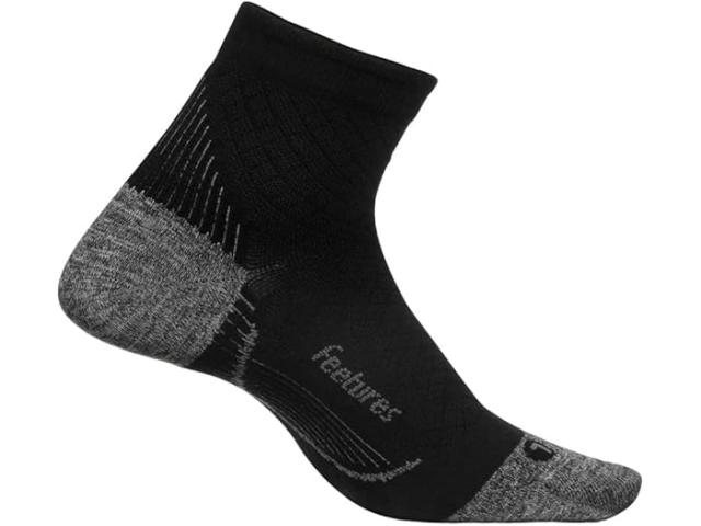 (取寄) フィーチャーズ プランター ファシアイティス レリーフ ウルトラ ライト クオーター Feetures Feetures Plantar Fasciitis Relief Ultra Light Quarter Black