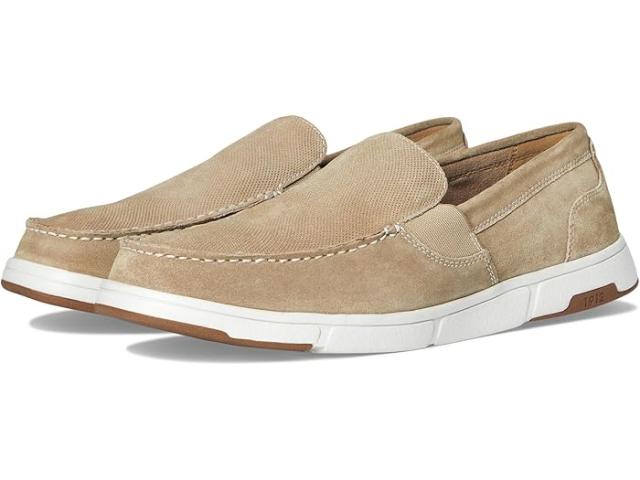 (取寄) ナン ブッシュ メンズ ルカ モカシン トゥ ヴェニーシャン スエード スリッポン ライトウェイト コンフォタブル ローファーズ Nunn Bush men Luca Moccasin Toe Venetian Suede Slip-On Lightweight Comfortable Loafers Stone