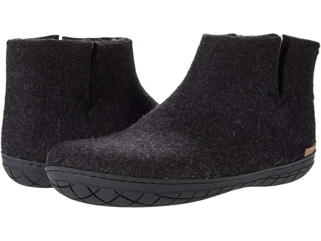 (取寄) グレーラップ ウール ブーツ ラバー アウトソール Glerups Wool Boot Rubber Outsole Charcoal/Black Rubber