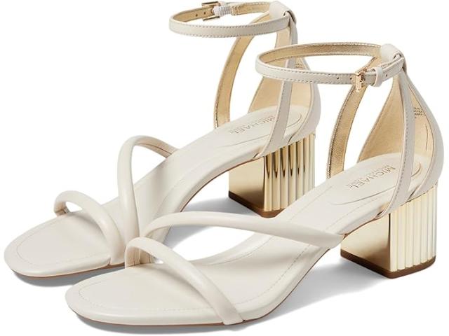 (取寄) マイケルコース レディース ポーター ストラップ ミッド サンダル MICHAEL Michael Kors women Porter Strappy Mid Sandal Light Cream