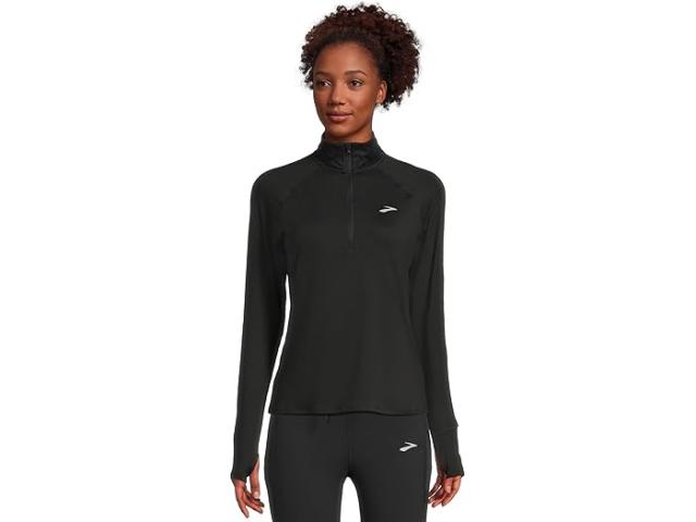 (取寄) ブルックス レディース ダッシュ 1/2 ジップ 3.0 Brooks women Dash 1/2 Zip 3.0 Black