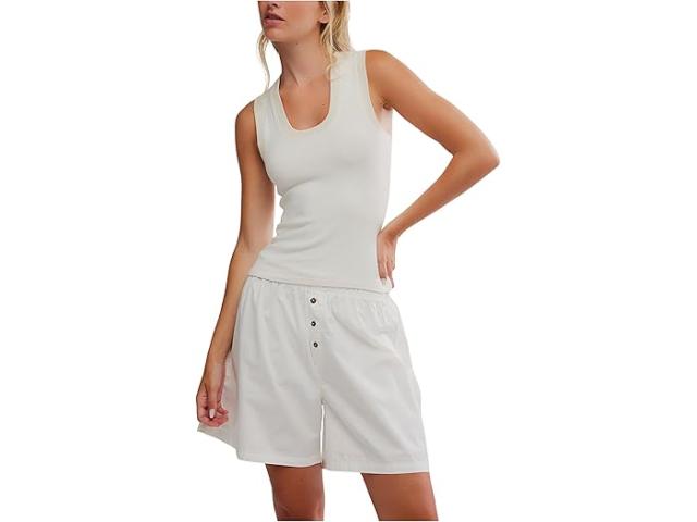 (取寄) フリーピープル レディース ロンガー デイズ タンク Free People women Longer Days Tank White Alyssum