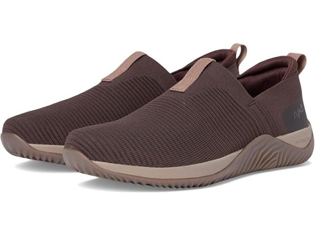 (取寄) ライカ レディース エコー ニット スリップ オン スニーカー Ryka women Echo Knit Slip On Sneaker Java Brown Knit Fabric