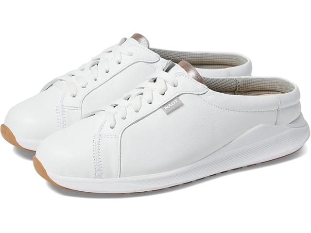 (取寄) ナオト レディース ラドン Naot women Radon Soft White Leather/Silver Threads Leather