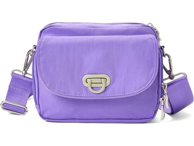 (取寄) バッガリーニ レディース コースタル フリップ ロック カメラ バッグ クロスボディ Baggallini women Coastal Flip Lock Camera Bag Crossbody Lavender Surf