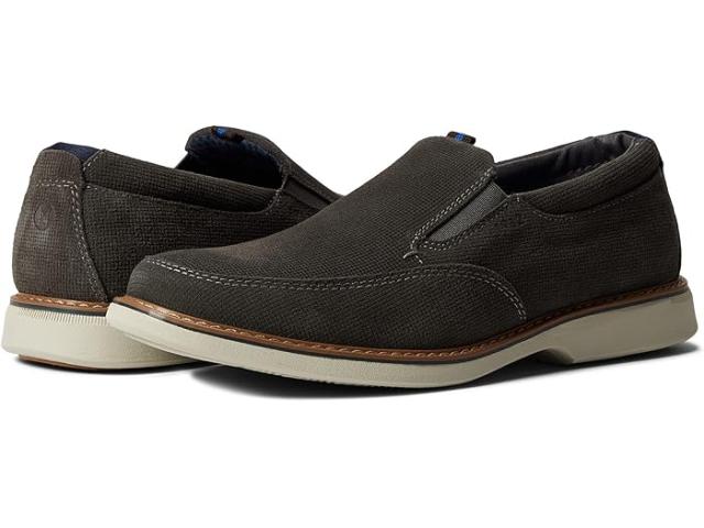 (取寄) ナン ブッシュ メンズ オットー プレーン トゥ スリッポン Nunn Bush men Otto Plain Toe Slip-On Gray