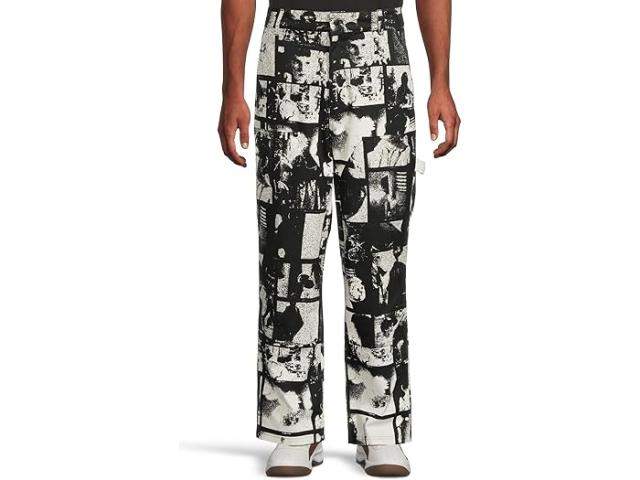 (取寄) プーマ メンズ フープス X ツイル パンツ PUMA men Hoops X E.T. Twill Pants Puma Black/AOP