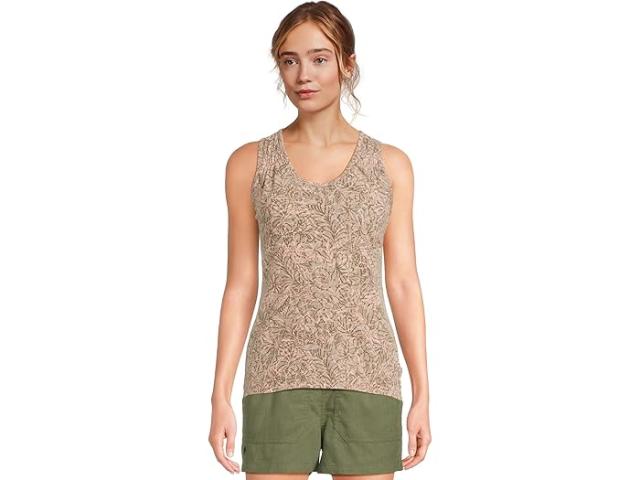 (取寄) ロイヤルロビンズ レディース フェザーウェイト タンク  Robbins women Featherweight Tank Dark Olive Yarrow Print