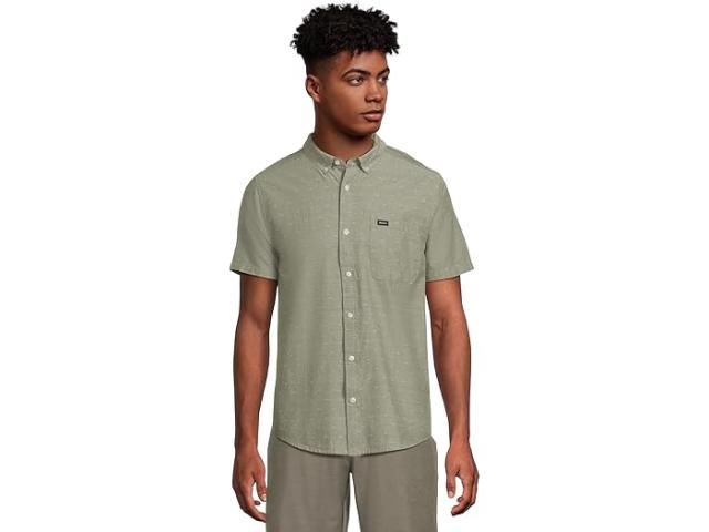 (取寄) ルーカ メンズ ザッツル ドゥ ドビー ショート スリーブ RVCA men Thatll Do Dobby Short Sleeve Jade