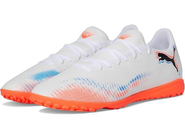 (取寄) プーマ メンズ フューチャー 8 プレイ ターフ トレーナー サッカー クリーツ PUMA men Future 8 Play Turf Trainer Soccer Cleats White/Black/Glowing Red
