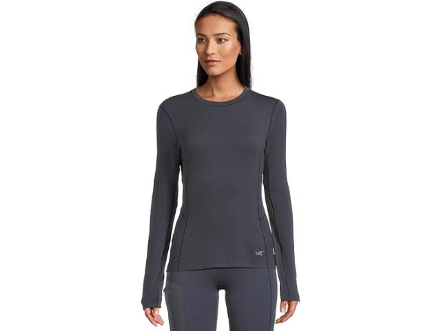 (取寄) アークテリクス レディース メリノ ウール クルー Arc'teryx women Satoro Merino Wool Crew Black Sapphire