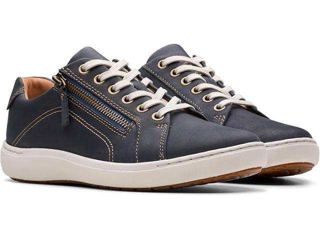 (取寄) クラークス レディース ナレ レース Clarks women Clarks Nalle Lace Navy Nubuck