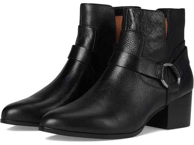 (取寄) ジョンストン&マーフィー レディース トリスタ ハーネス ブーティ Johnston & Murphy women Trista Harness Bootie Black 1