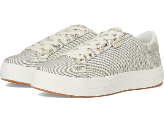 (取寄) ケッズ レディース パーク レース アップ Keds women Park Lace Up  White/Oatmeal Seed Stripe