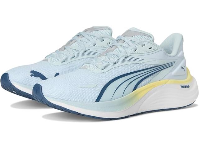 (取寄) プーマ レディース エレクトリファイ ニトロ 4 ランニング シューズ PUMA women Electrify Nitro 4 Running Shoes Sea Glass/Dark Indigo/Gray Echo