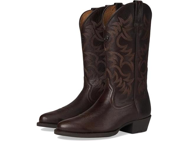 (取寄) アリアット メンズ ヘリテージ R トゥ ウェスタン ブーツ Ariat men Heritage R Toe Western Boot Burnished Chocolate
