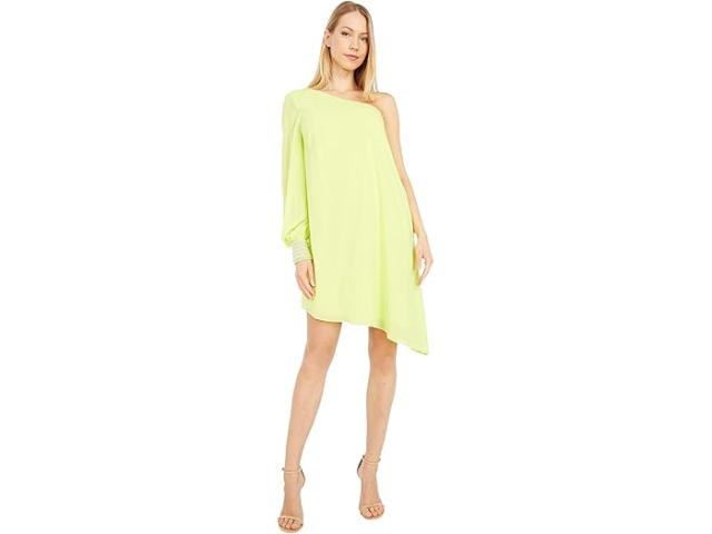 (取寄) ワン33 ソシアル レディース ワン ショルダー シック ビーデッド カフ カクテル ドレス ONE33 Social women One Shoulder Chic Beaded Cuff Cocktail Dress Lime