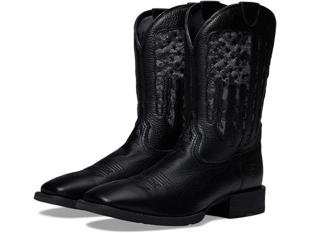 (取寄) アリアット メンズ スポーツ マイ カントリー ベントテック ウェスタン ブーツ Ariat men Sport My Country VentTEK Western Boot Black Deertan/Black Camo Print