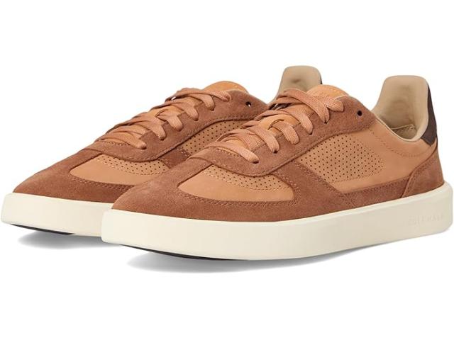 (取寄) コールハーン メンズ グランド クロスコート モダン ターフ スニーカー Cole Haan men Cole Haan Grand Crosscourt Modern Turf Sneaker British Tan/Natural Tan/Ivory