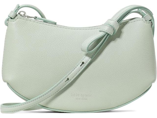 (取寄) ケイトスペード レディース ループ ペブルド レザー クロスボディ Kate Spade New York women Loop Pebbled Leather Crossbody Mint Frosting