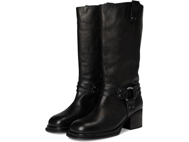 (取寄) フリーピープル レディース ハーネス モト ブーツ Free People women Anok Harness Moto Boots Black Distressed Le
