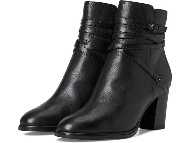 (取寄) ジョンストン&マーフィー レディース エイミー ベルテッド ブーティ Johnston & Murphy women Amy Belted Bootie Black