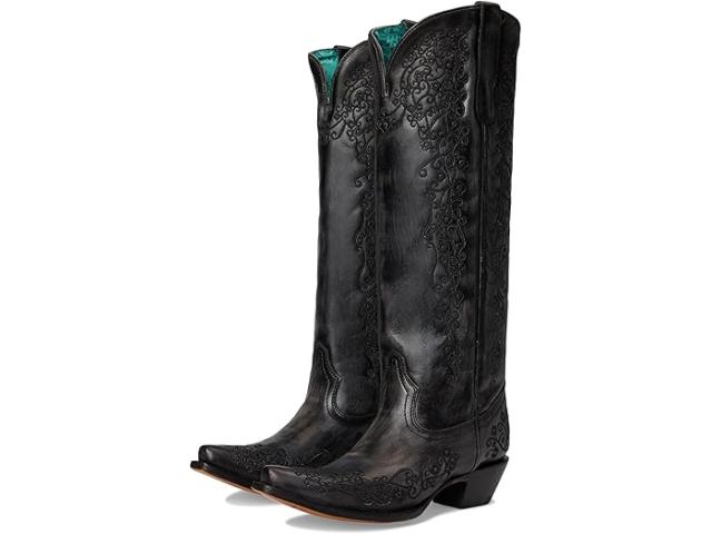 (取寄) コーラル ブーツ レディース  Corral Boots women A4788 Black/Bone