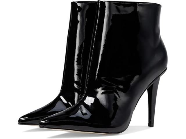 (取寄) マッシモ マッテオ レディース デボラ サイズ-ジップ ブーティ Massimo Matteo women Deborah Size-Zip Bootie Black Patent