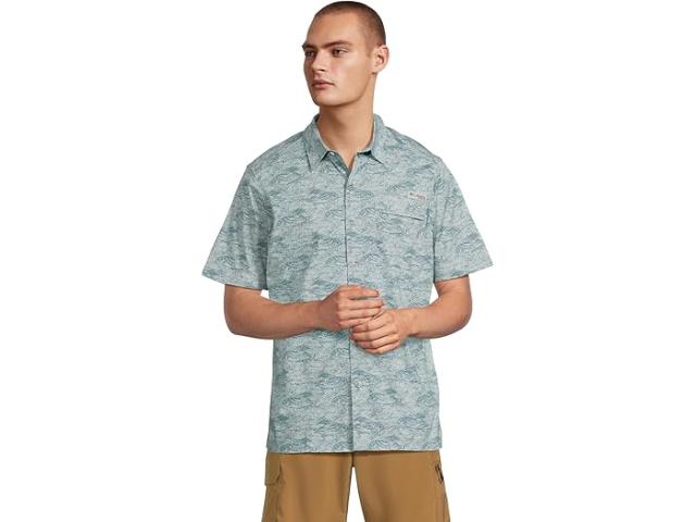 (取寄) コロンビア メンズ ワイルド キャスト キャンプ シャツ Columbia men Wild Cast Camp Shirt Crushed Blue Pez Gallo