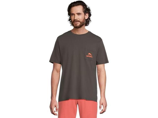 (取寄) トミーバハマ メンズ スモークド ブリスケット ポケット ティー  Bahama men Smoked Brisket Pocket Tee Coal