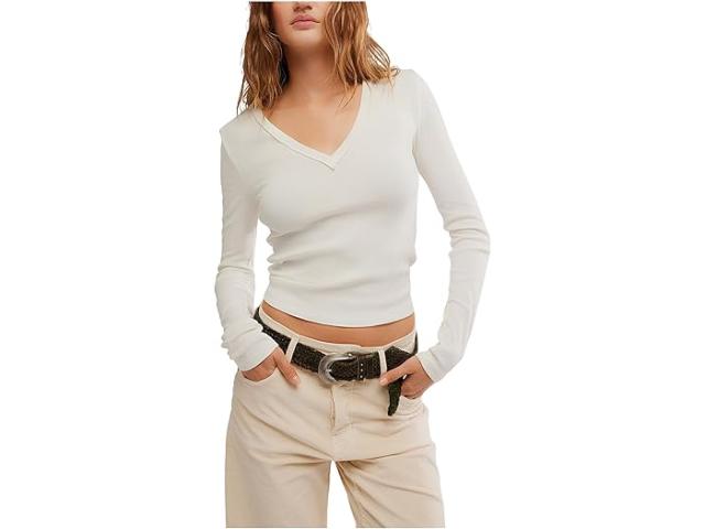 (取寄) フリーピープル レディース ネリア ロング スリーブ Free People women Neria Long Sleeve Clean Ivory