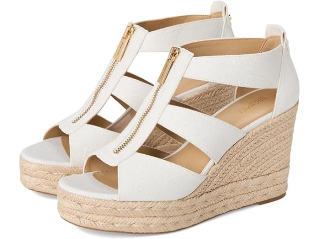 (取寄) マイケルコース レディース エッタ ウェッジ MICHAEL Michael Kors women Etta Wedge Optic White