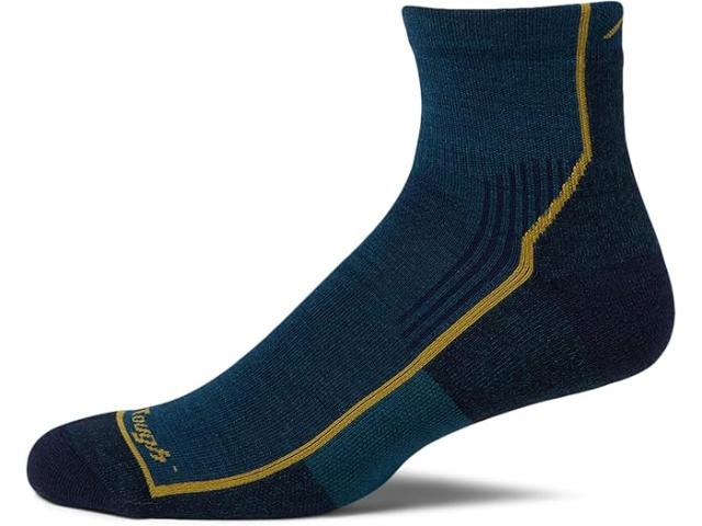 (取寄) ダーンタフバーモント メンズ ハイカー 1/4 ソックス クッション Darn Tough Vermont men Hiker 1/4 Socks Cushion Dark Teal
