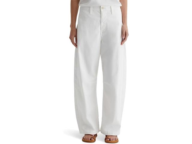 (取寄) AGジーンズ レディース フィオナ ライズ バレル チノ イン パウダー AG Jeans women Fiona Hise Rise Barrel Chino in Powder Powder