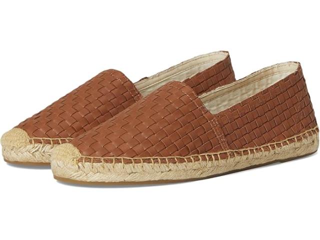 (取寄) ソルドス レディース ウーブン レザー オリジナル エスパドリーユ Soludos women Woven Leather Original Espadrille Tan Brown