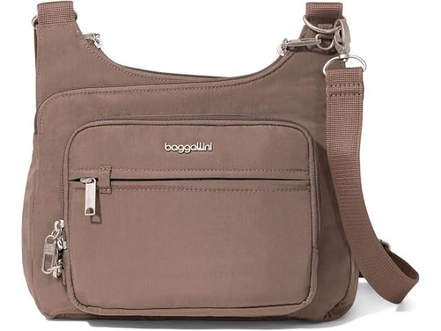 (取寄) バッガリーニ レディース セキュルテックス アンチ-シーフ クロスオーバー クロスボディ Baggallini women Securtex Anti-theft Crossover Crossbody Portobello