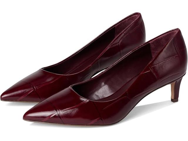 (取寄) ヴィンスカムート レディース キトン ヒール ポンプ Vince Camuto women Kehlia Kitten Heel Pump Plum