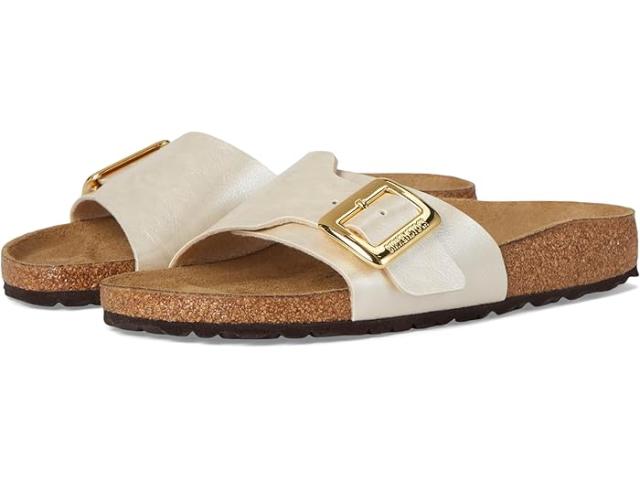 (取寄) ビルケンシュトック レディース カタリナ ラグゼ バックル - グレースフル Birkenstock women Catalina Luxe Buckle - Graceful Pearl White